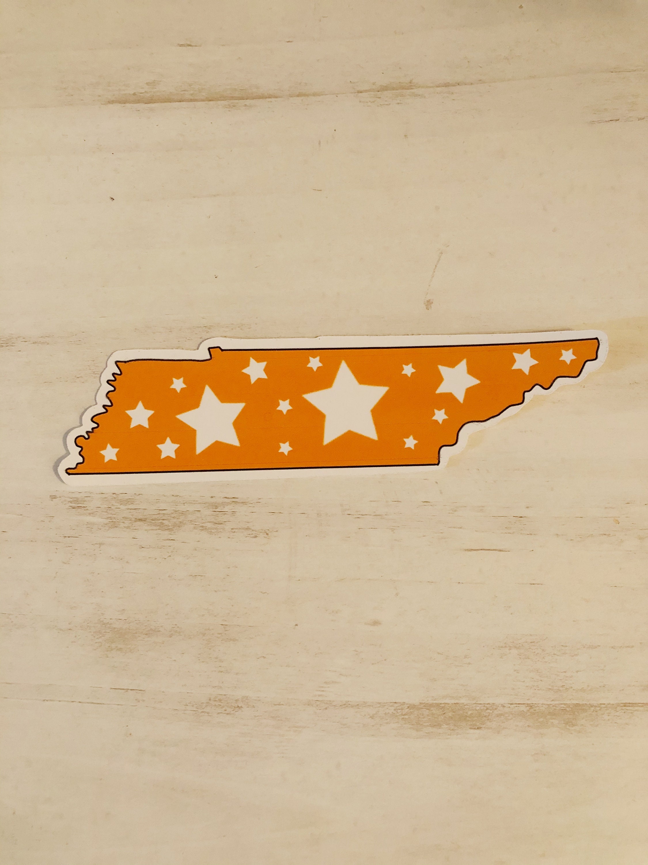 Tennessee Sticker Star Pattern Tennessee Sticker State of | Etsy