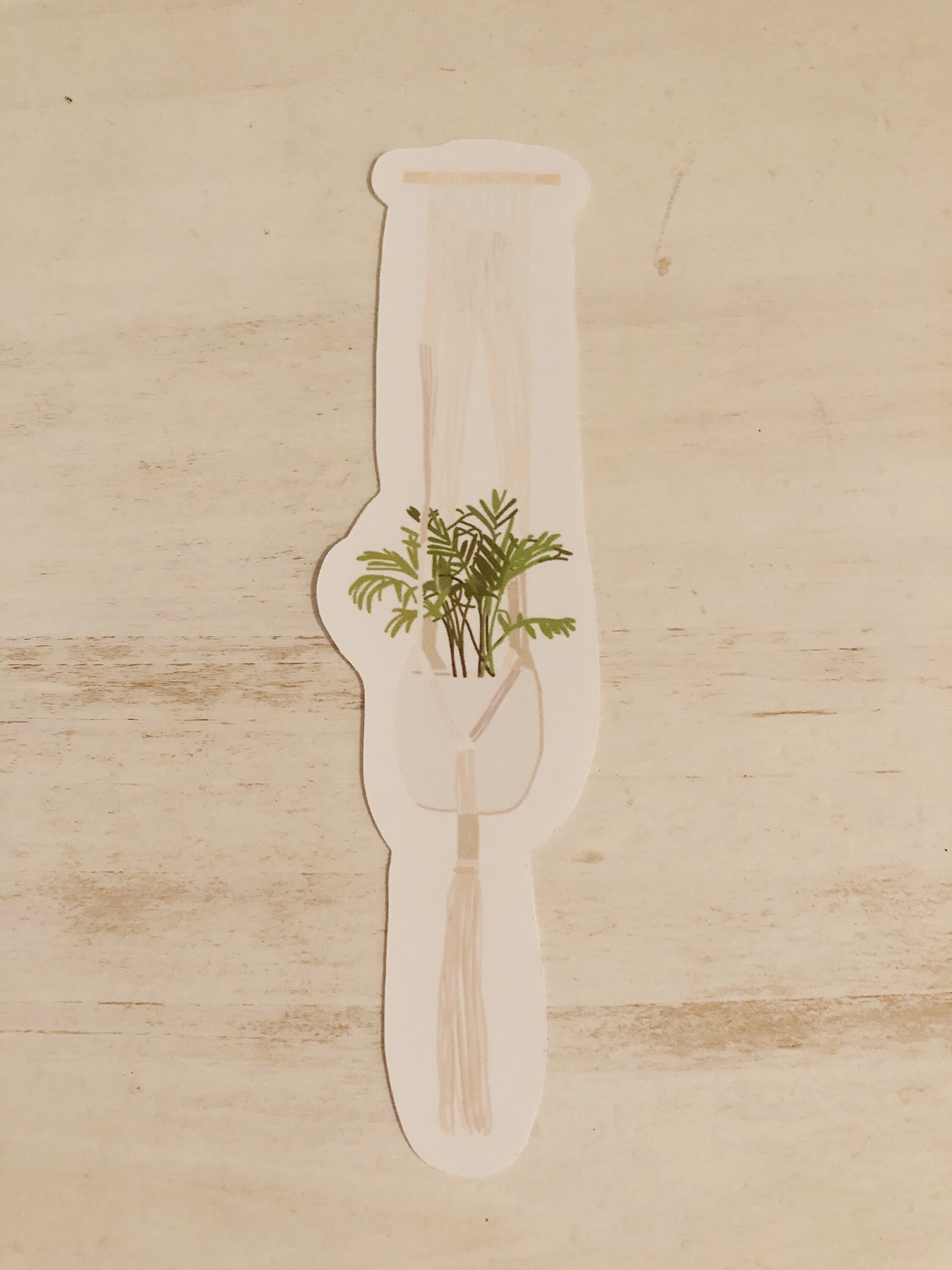 Plant Sticker Hanging Plant Sticker Macrame Plant Sticker | Etsy
