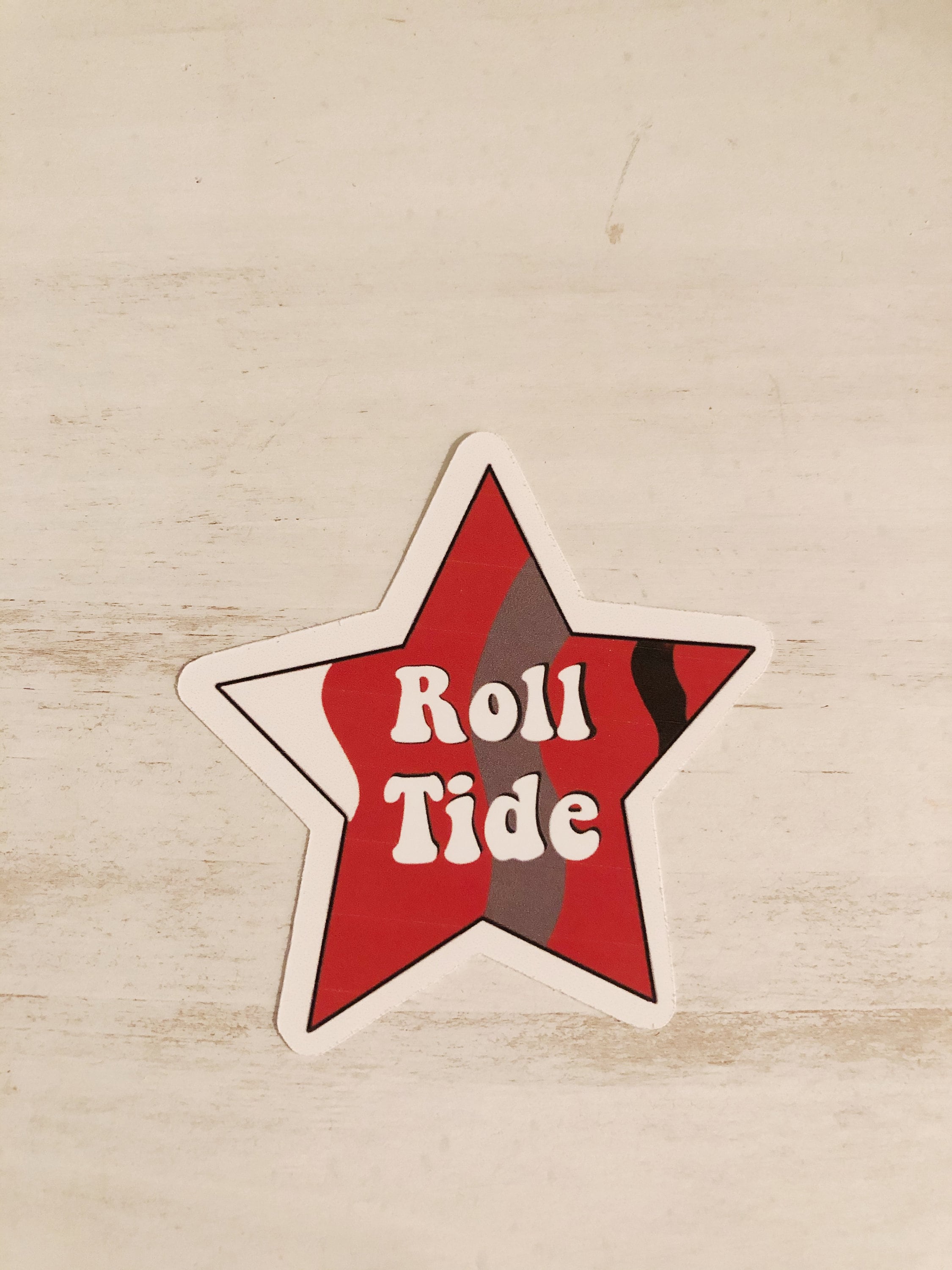 Alabama Star Sticker Roll Tide Star Sticker Roll Tide - Etsy UK
