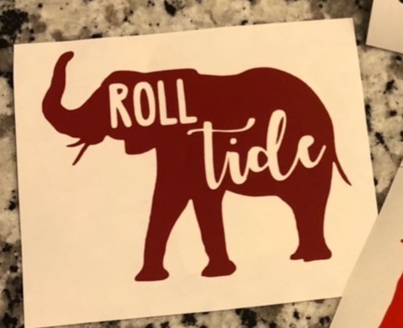 Roll Tide Decal | Alabama Decal | Alabama Roll Tide Sticker | Alabama ...