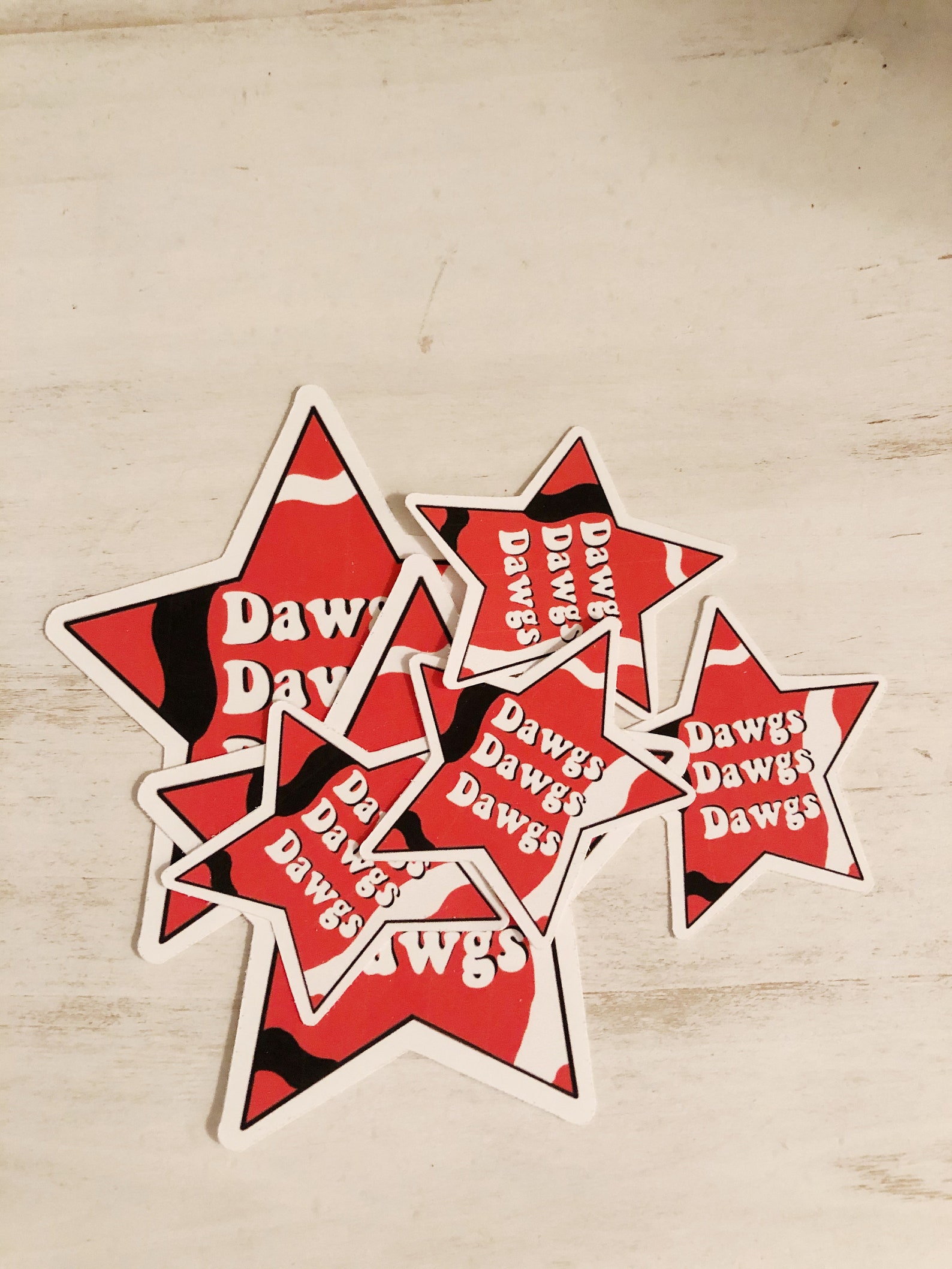Georgia Star Sticker UGA Dawgs Star Sticker UGA Dawgs - Etsy