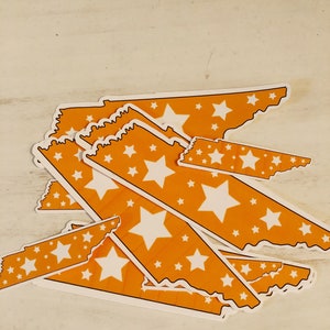 Tennessee Sticker Star Pattern Tennessee Sticker State of Tennessee ...
