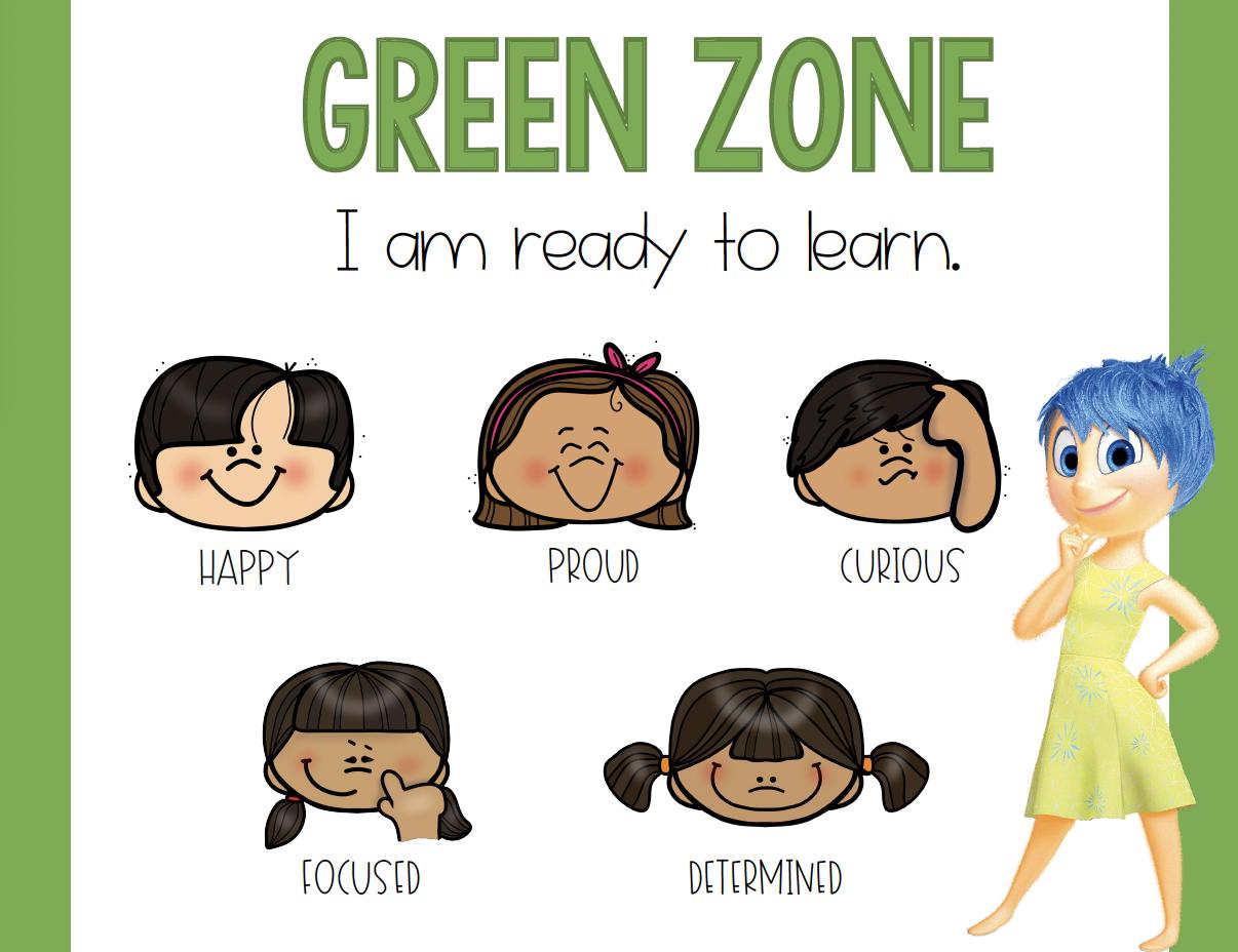 Zones of Regulation Posters and Reflection Sheets (using Inside Out) - Etsy