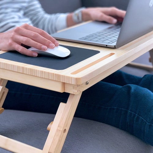Laptop Table for Bed Cushion Lap Desk Laptop Tray With - Etsy