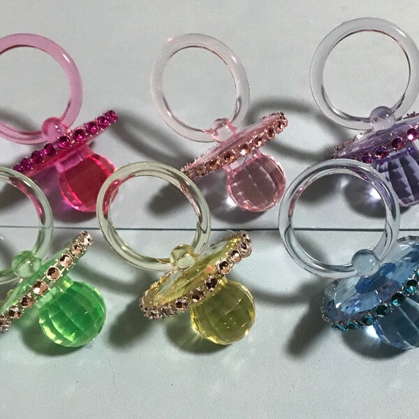 Baby Shower Pacifier - Etsy