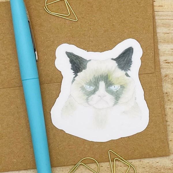 Grumpy Cat Card - Etsy