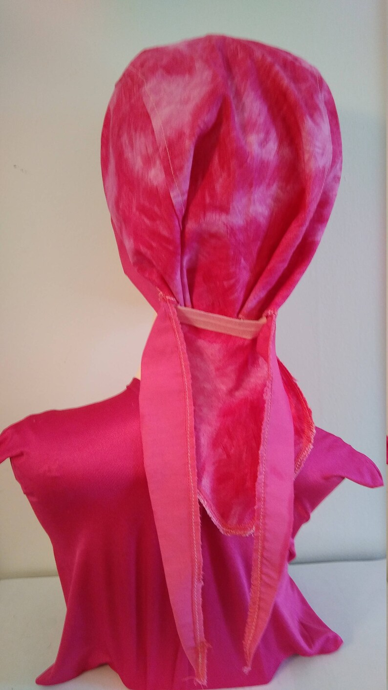 Pink Breast Cancer Secure Fit Durags/do-rags bandanas with - Etsy