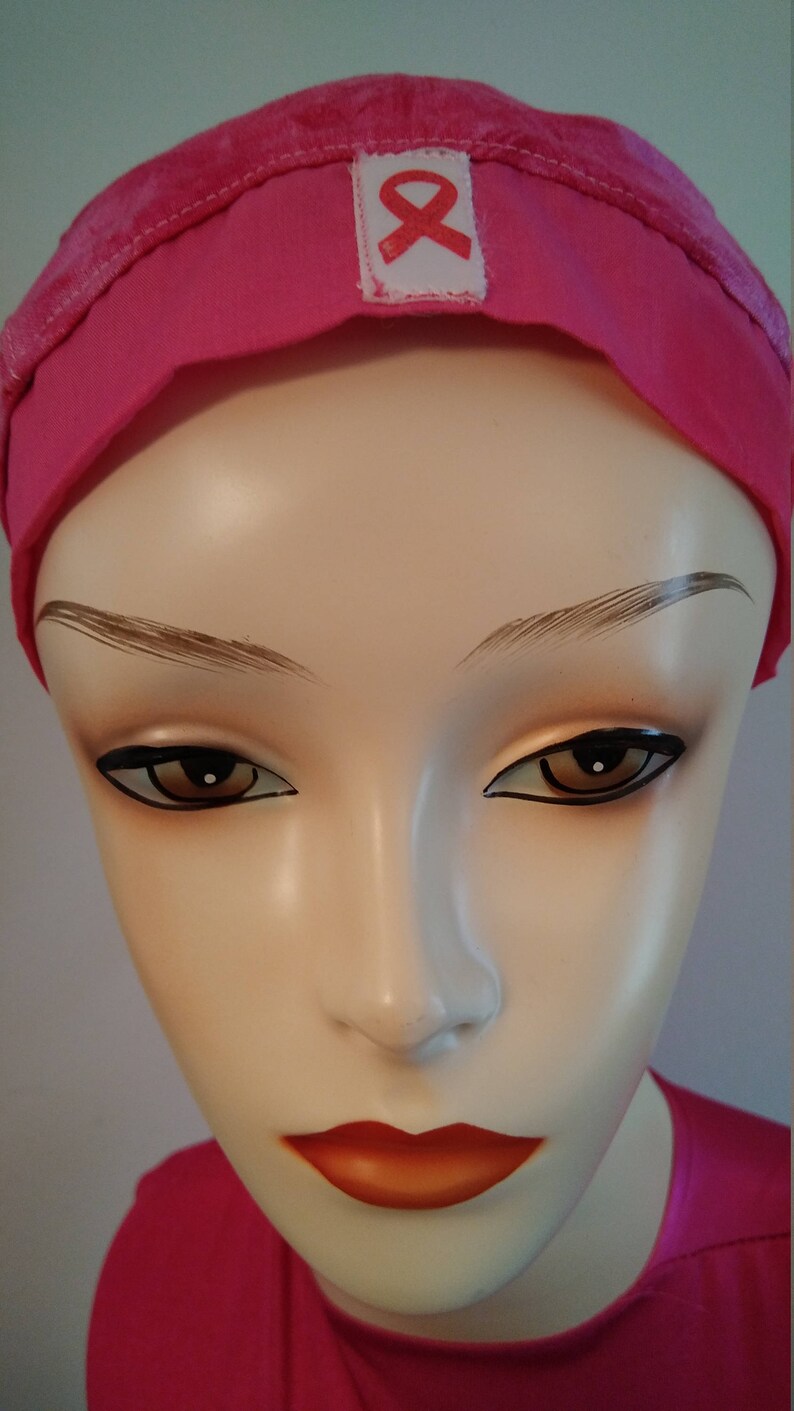 Pink Breast Cancer Secure Fit Durags/do-rags bandanas with - Etsy