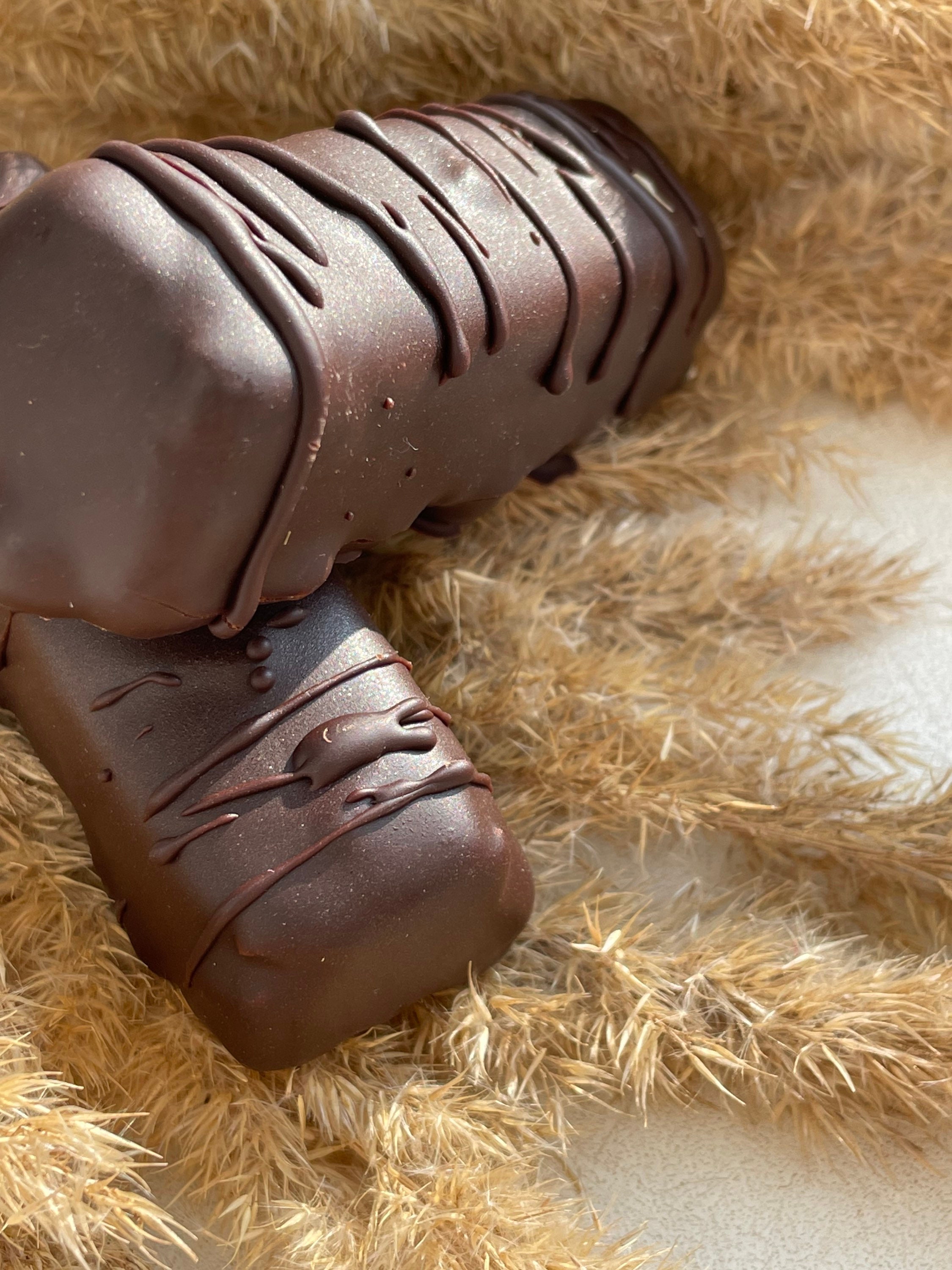 2 Snickers Bars Vegan Raw Big Size, Christmas - Mother's Day - Vegan ...