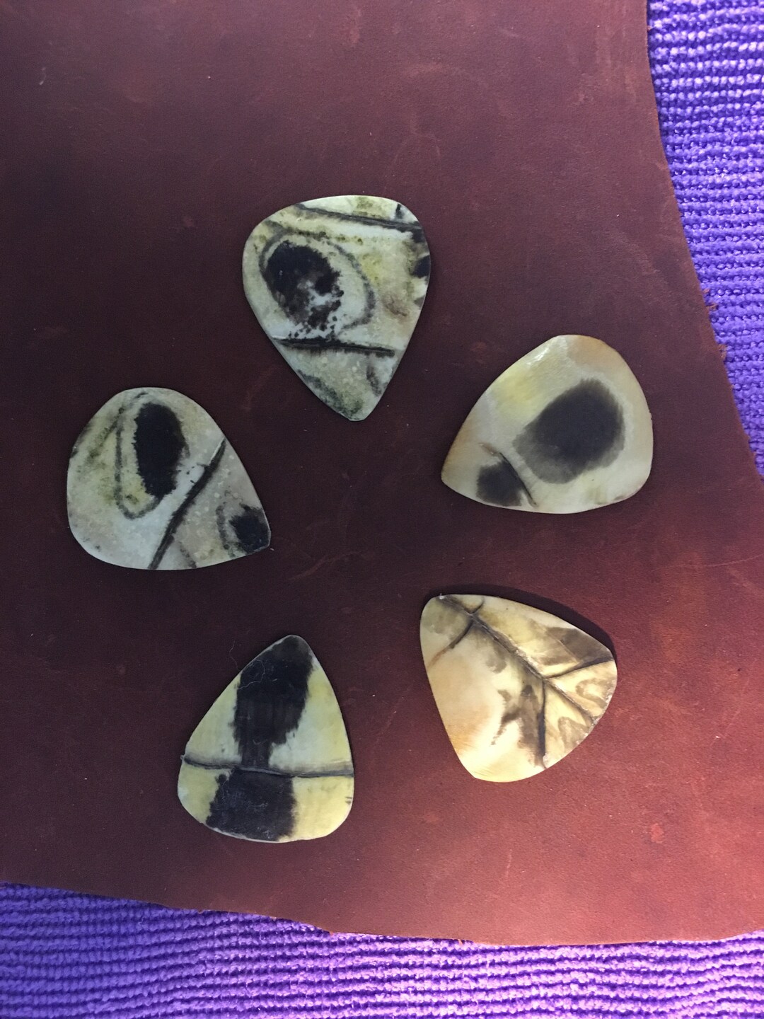 Turtle Shell Guitar Pick - Etsy