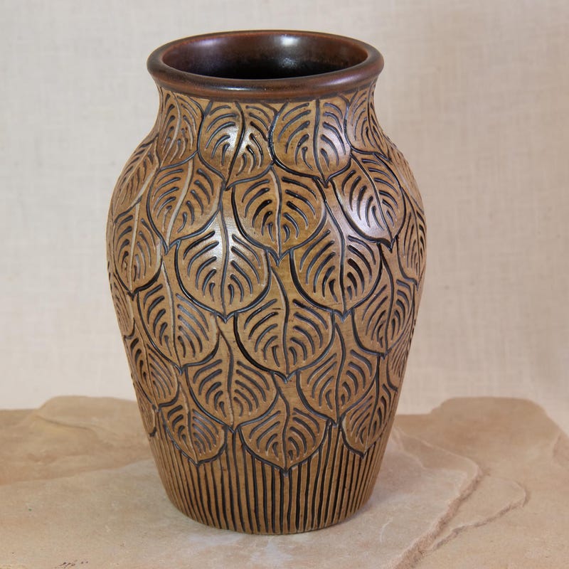 Arts and Crafts Vase - Etsy