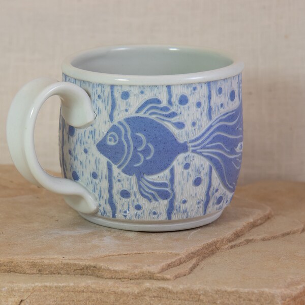 Sgraffito Mug - Etsy