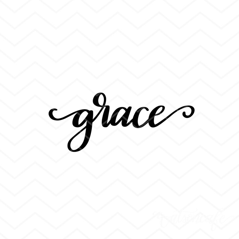 Grace | SVG | JPG | PNG | Pdf | Dxf - Etsy