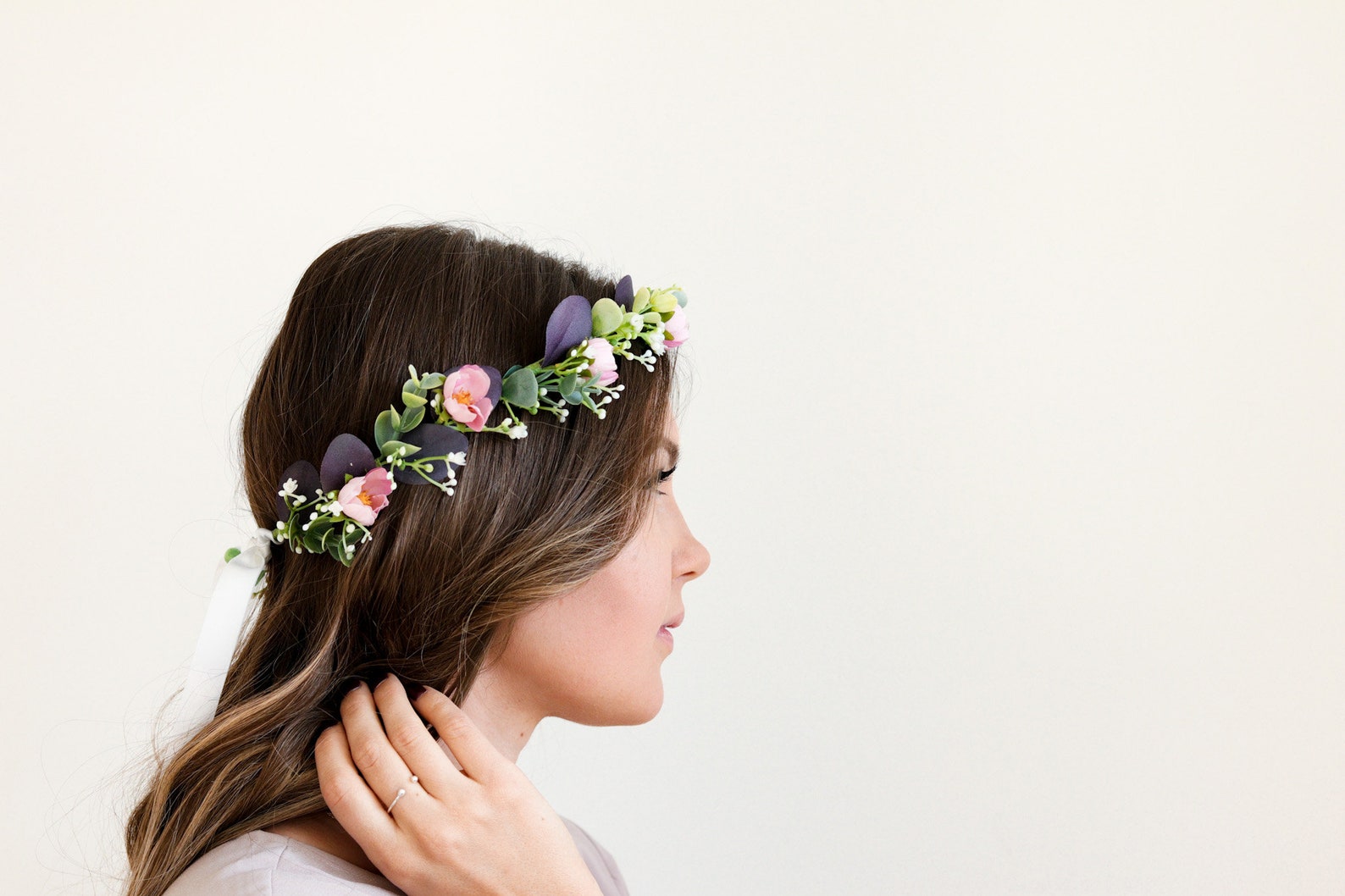 Greenery Crown, Flower Crown, Wedding Crown, Eucalyptus Crown ...