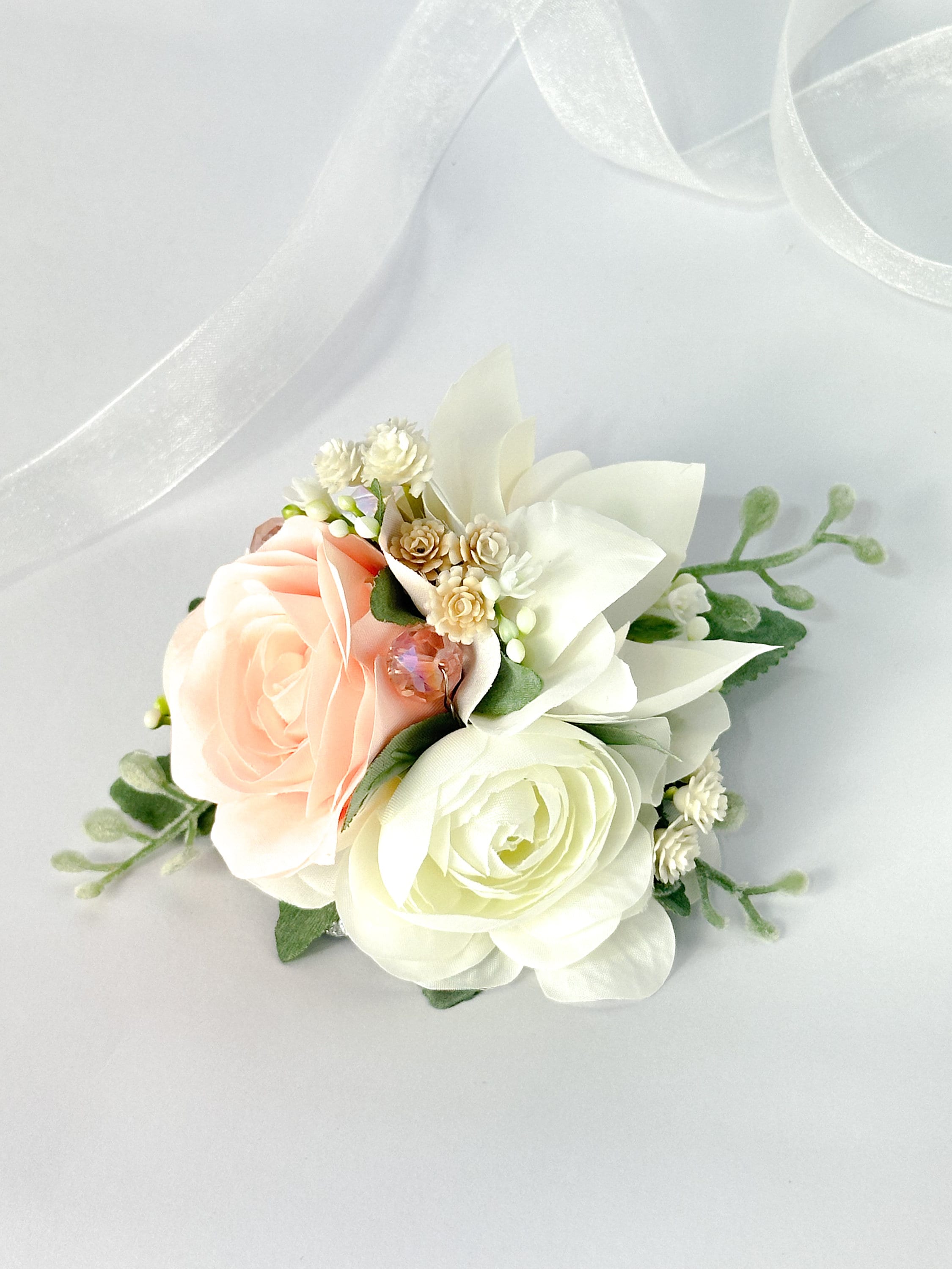 Wrist Corsage, Prom, Bride, Mother of the Bride Corsage, Wedding Pink ...