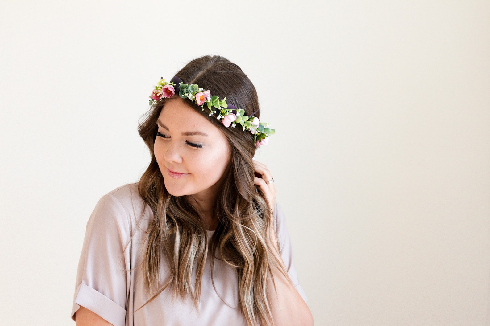 Greenery Crown, Flower Crown, Wedding Crown, Eucalyptus Crown ...