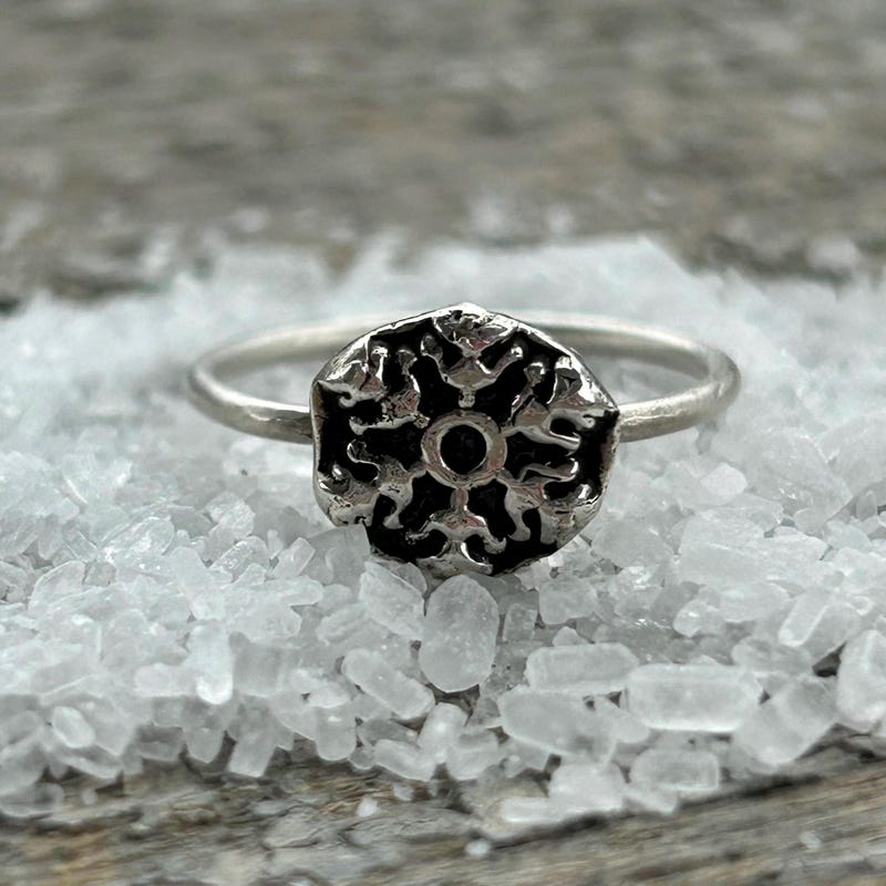 Snowflake Ring - Etsy
