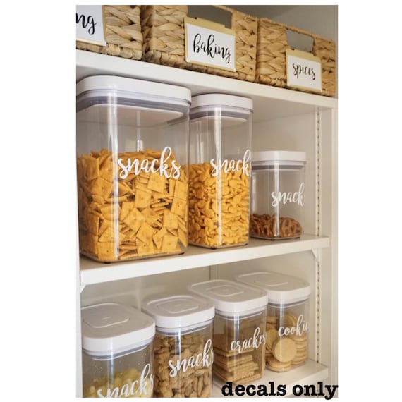 Parisa's Pantry Storage Container Labels Set of 30 | Etsy