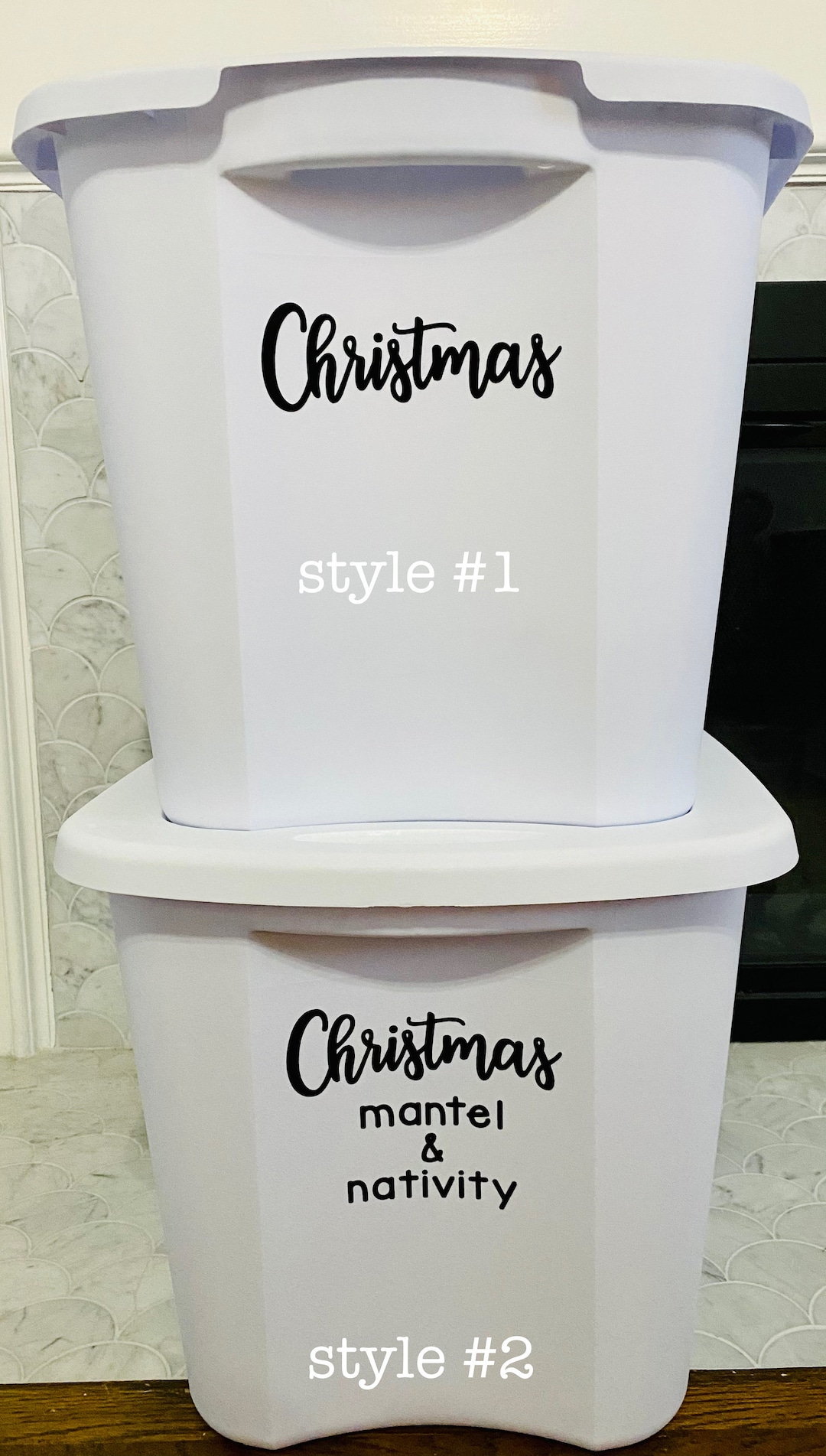 Custom Storage Bin, Tote, and Tub Labels – Garage, Playroom, Attic ...
