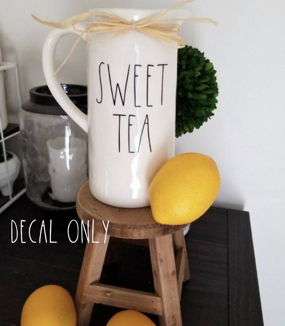 Rae Dunn Inspired Sweet Tea Decal - Etsy