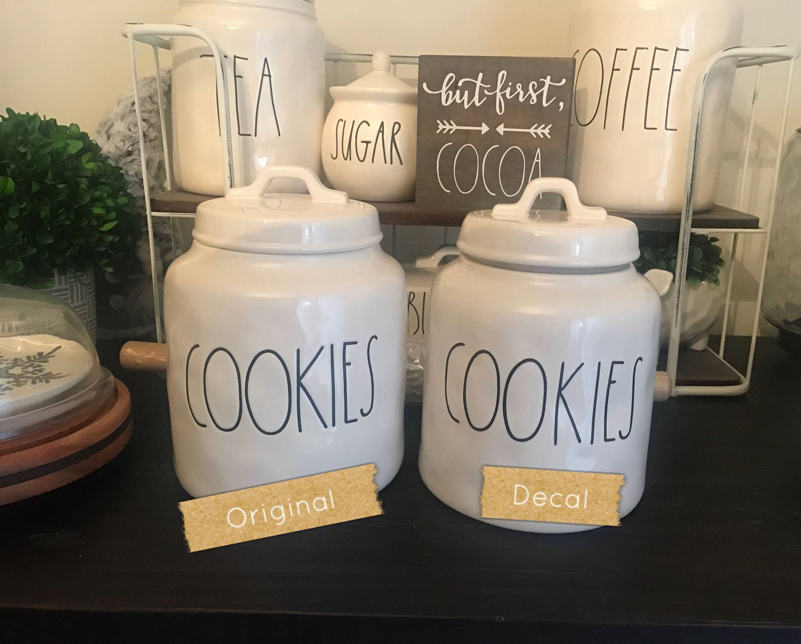 Rae Dunn Canister Cookies Decal - Decal Only - Etsy