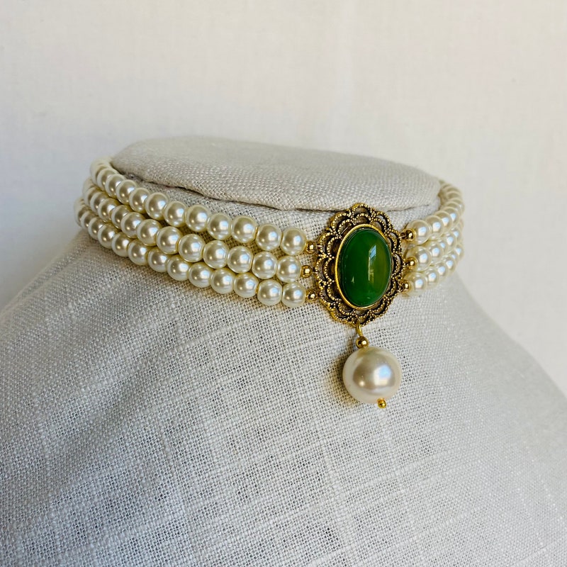 Pearl Choker - Etsy