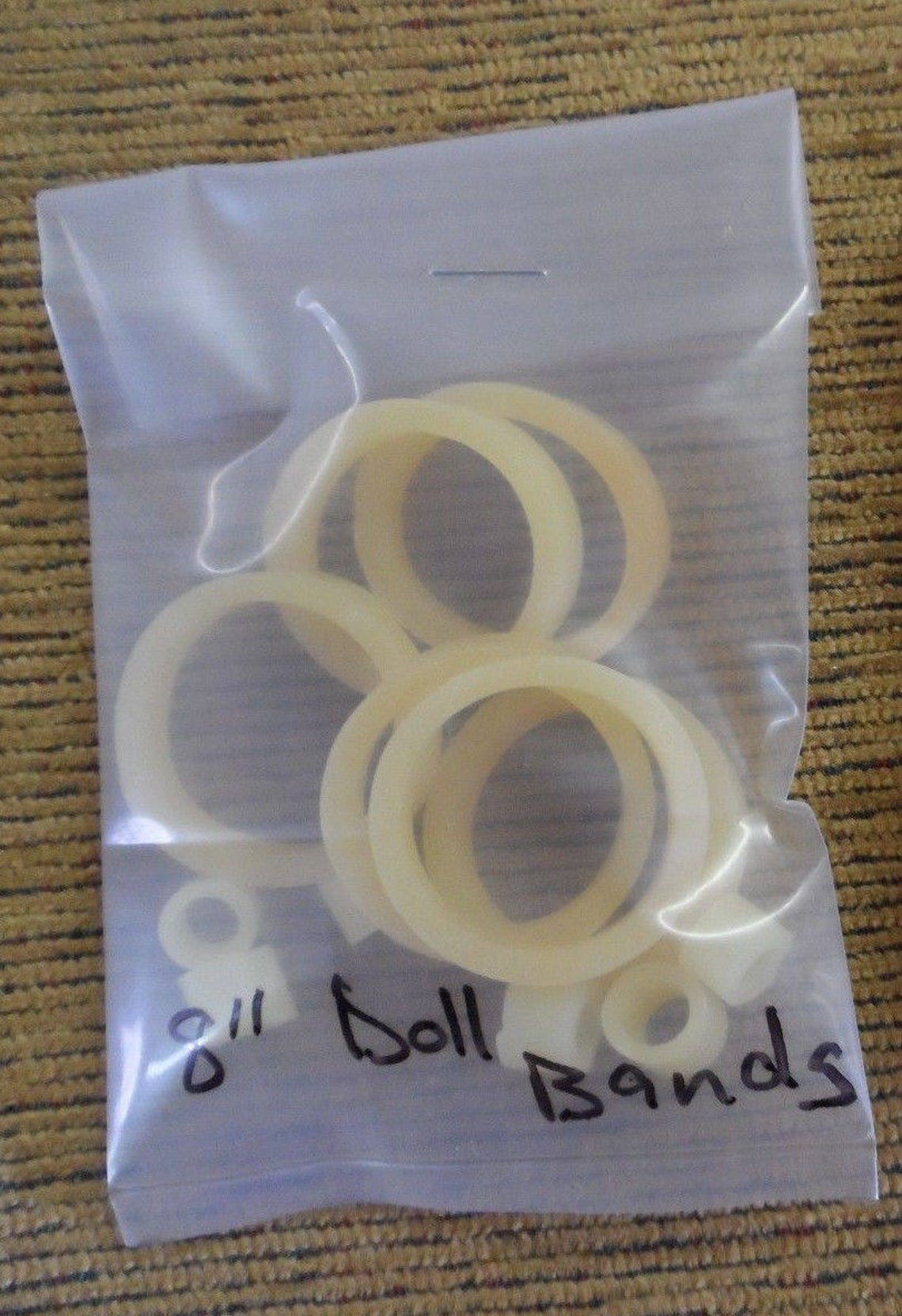 Set #7 1 Set of 12 Doll Rubber Bands Restringing 8"dolls - Etsy