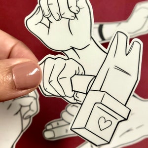 4 JJK Hand Signs Sticker Pack, Jujutsu Kaisen, Anime, Hands, Vinyl ...