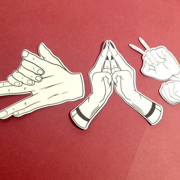 Jujutsu Kaisen Hand Signs - Etsy