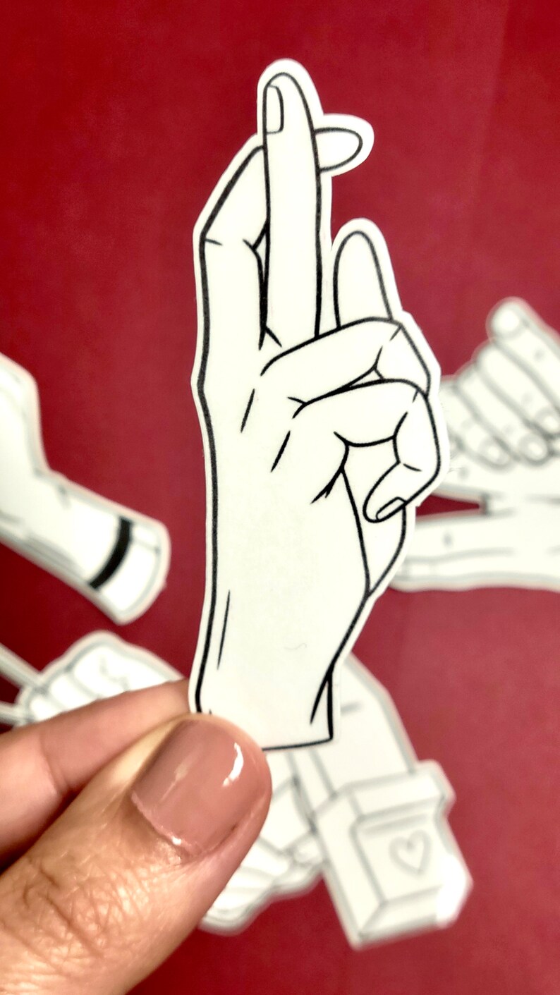4 JJK Hand Signs Sticker Pack, Jujutsu Kaisen, Anime, Hands, Vinyl ...