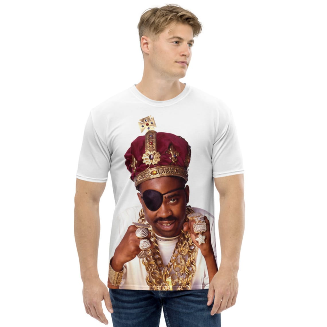 Rare Slick Rick All-over Print Men's Crew Neck T-shirt - Etsy