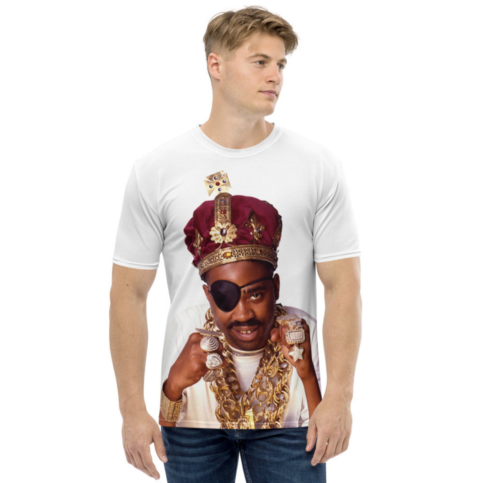 Rare Slick Rick All-over Print Men's Crew Neck T-shirt - Etsy