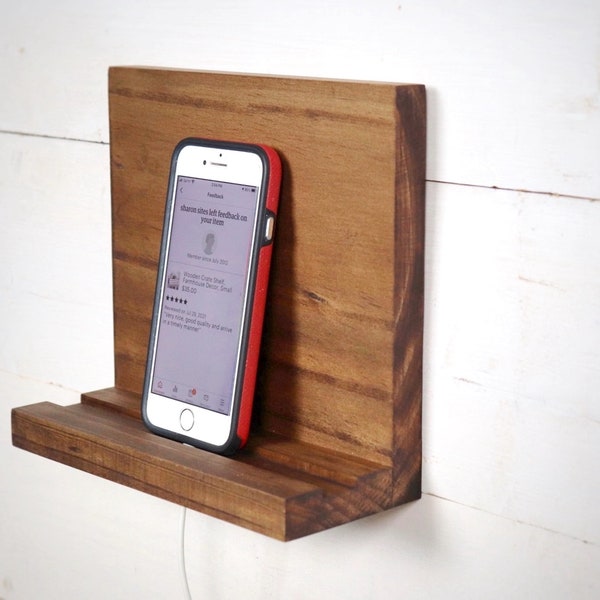 Cell Phone Wall Stand - Etsy