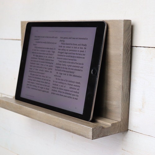 Wooden Ipad Stand Handmade Wood Tablet Holder - Etsy