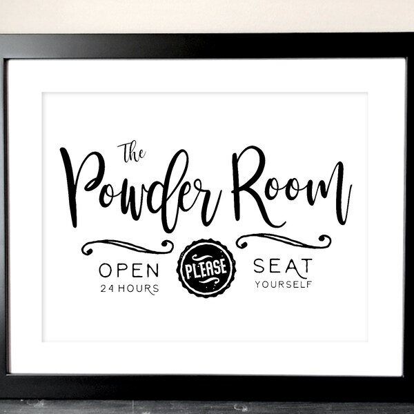 Powder Room Art - Etsy