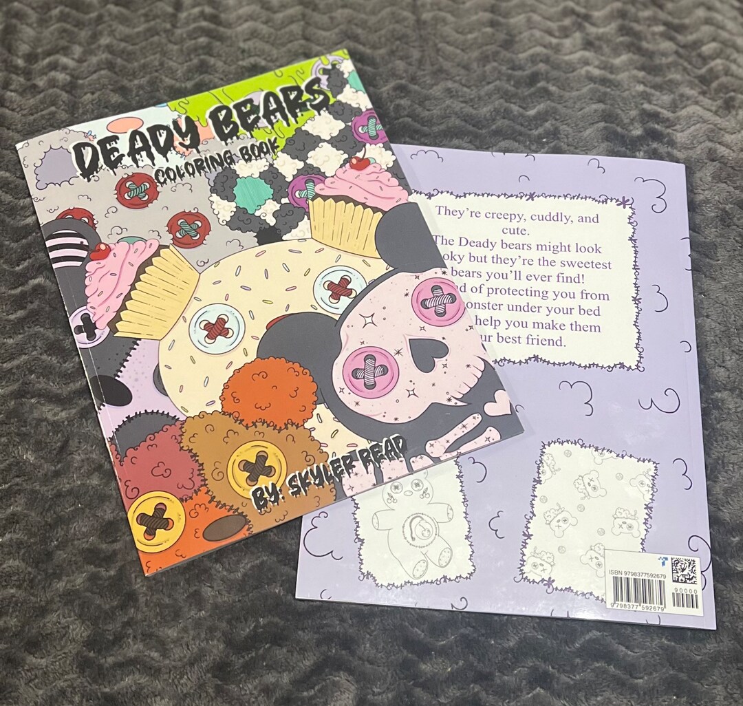 Deady Bears Coloring Book - Etsy