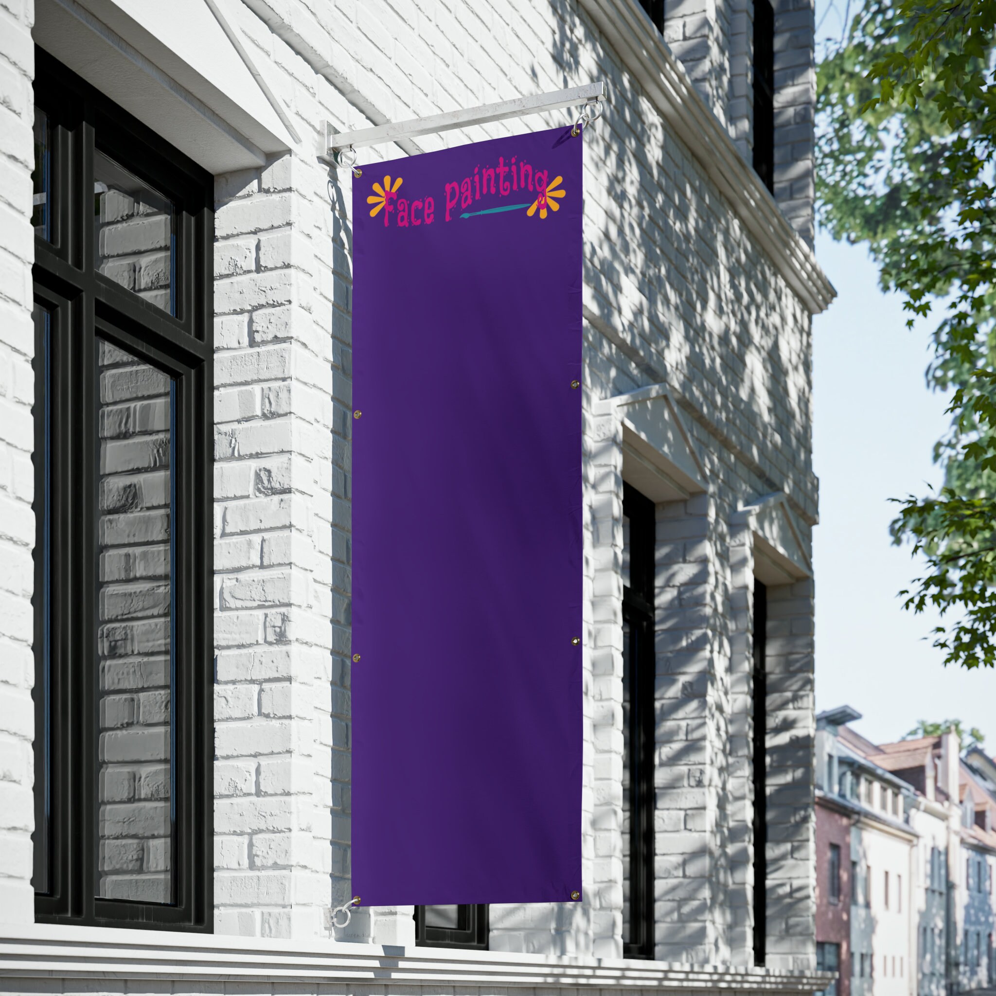 Face Painting Vinyl Banner 72 in X 24 in 6 Ft X 2 Ft Face Paint Sign ...