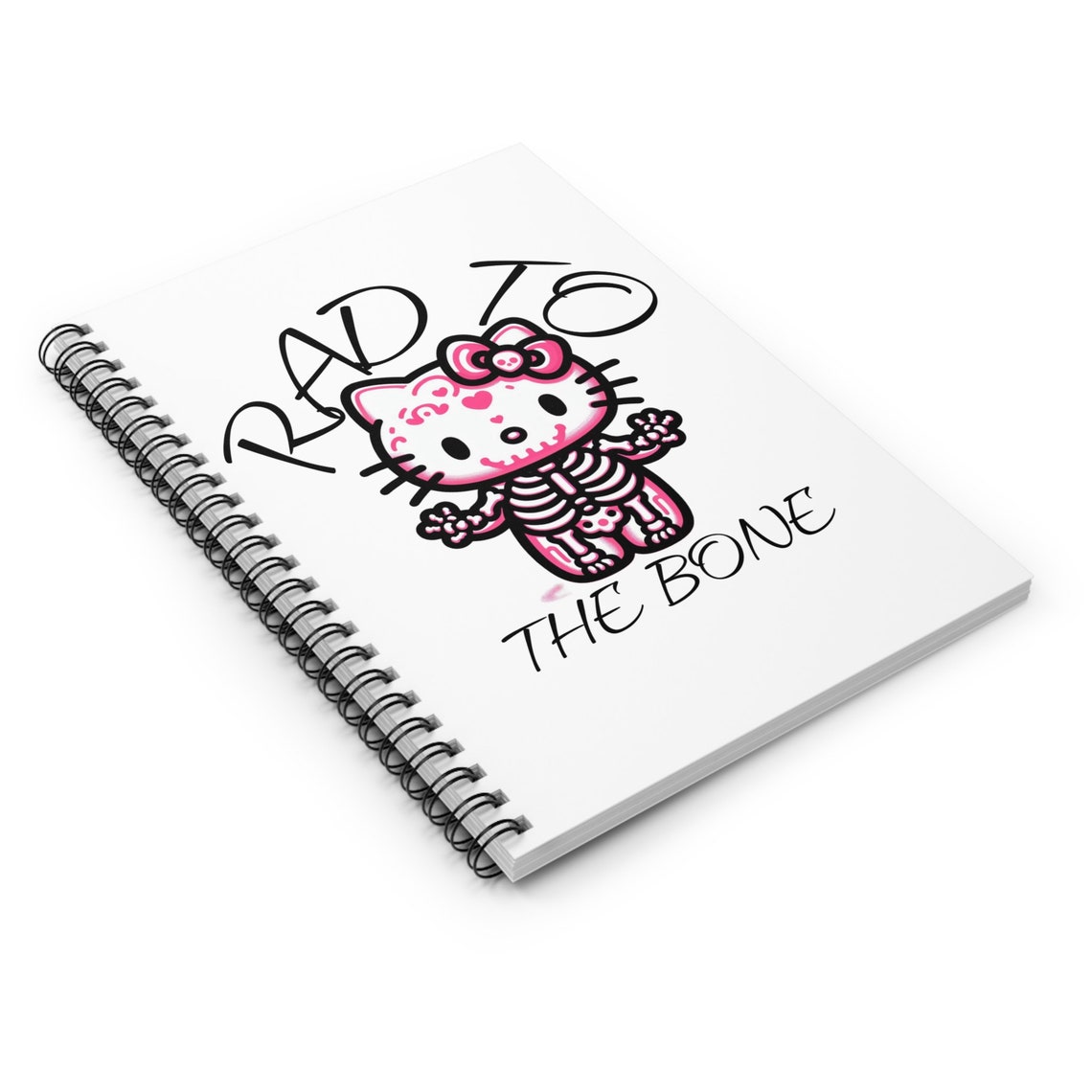 Hello Kitty Spiral Notebook: Rad to the Bone, Ruled Line - Etsy