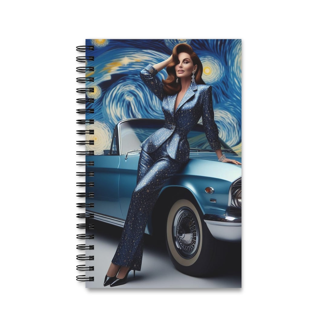 Elegance in Ink: Classy Businesswoman Notebook, Spiral, Ruled Line ...