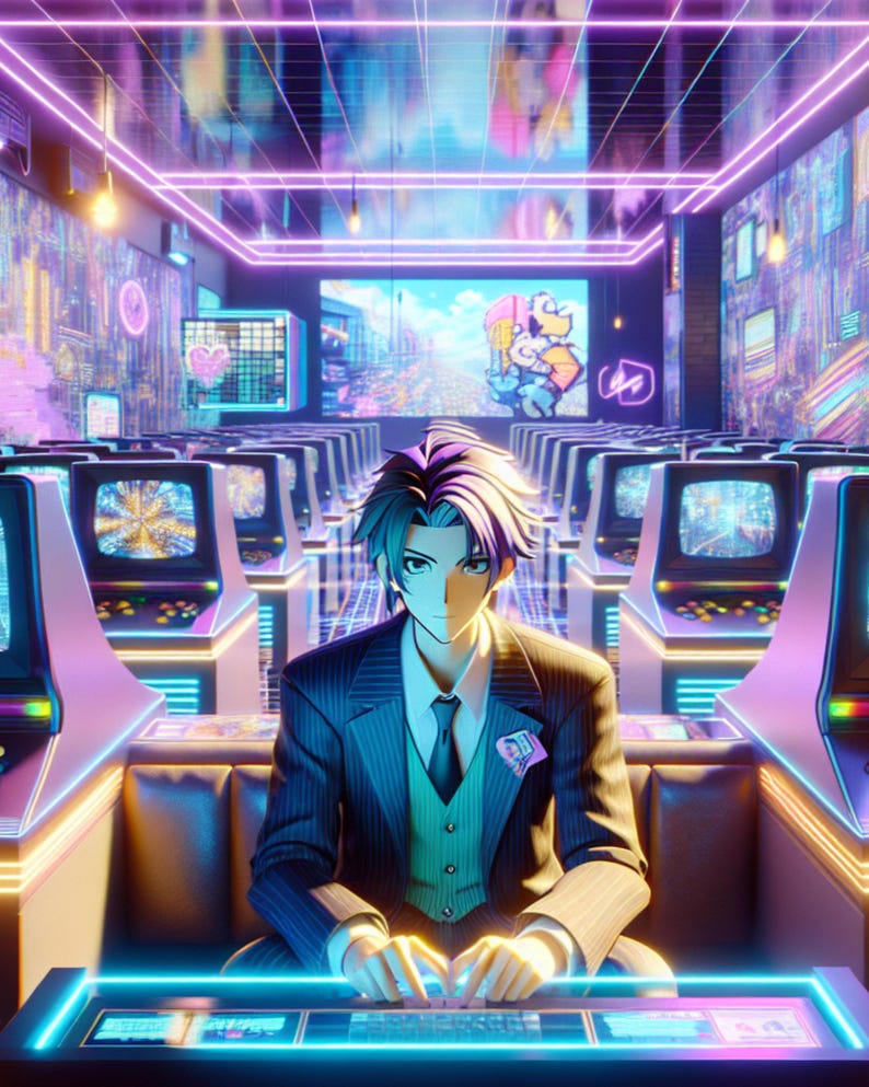 Retro Futuristic Anime Wall Art, Instant Downloads, Gallery Wall, Home ...