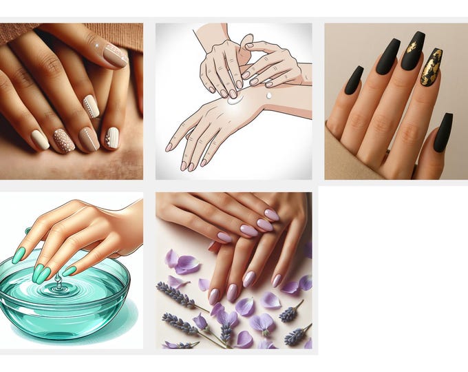 The Nail Salon, Acrylic Nails, Fancy Fingernails, Manicure, Nail Art ...