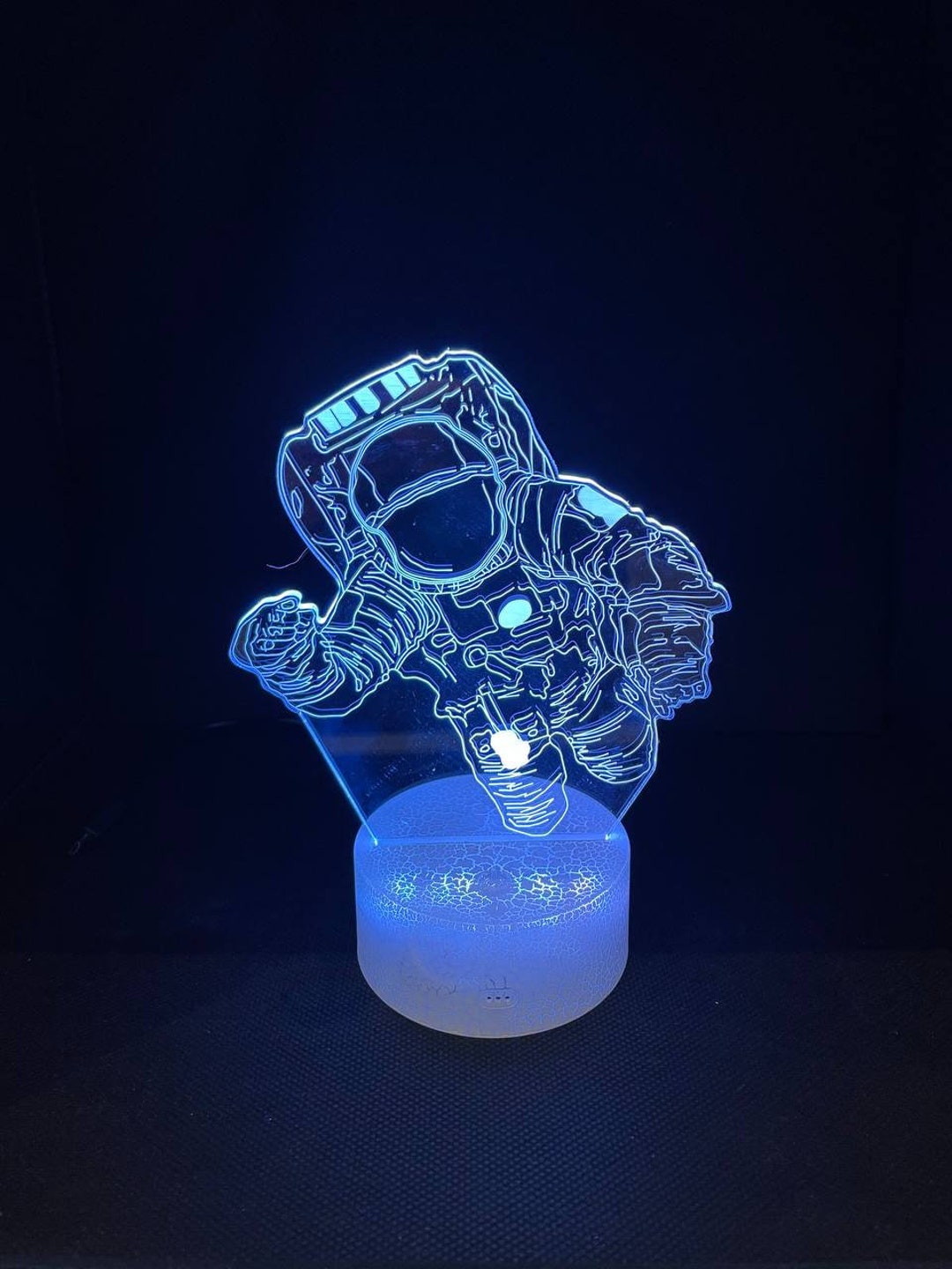 Astronaut 3D Night Lamp, 3D Night Light, Children Light Home Decor ...