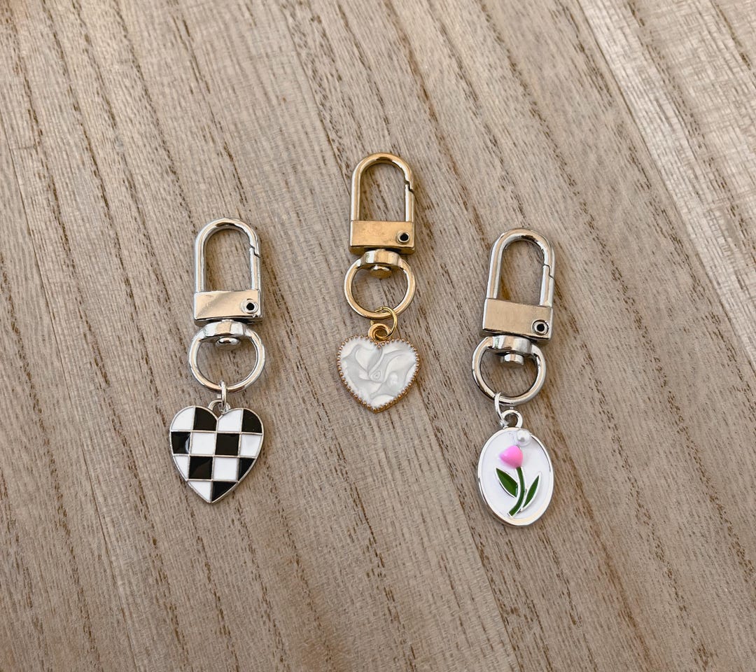 Charm Keychains - Keychains - Mini Keychains - Micro Keychains - Dainty ...
