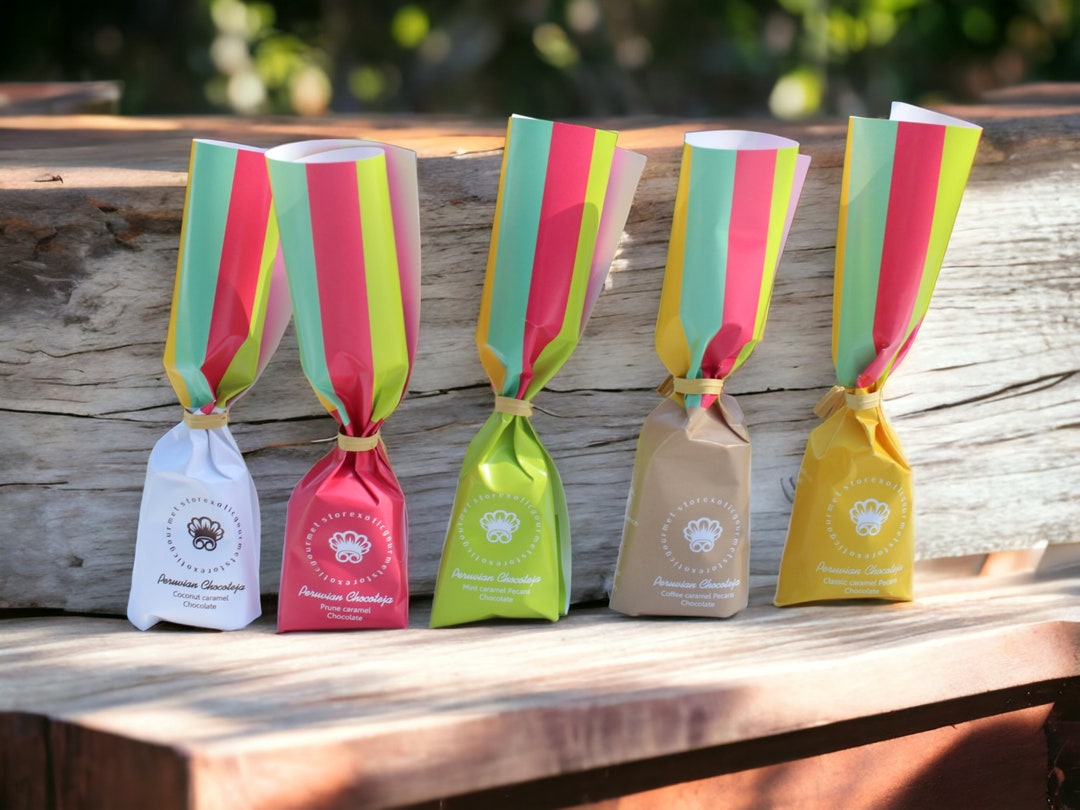 Chocotejas 40 Unid,chocotejas Peruanas,artisan Chocolate, Gourmet ...