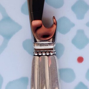 Vintage Georg Jensen Sterling Silver Bar Knife - Cheese & Beer Opener ...