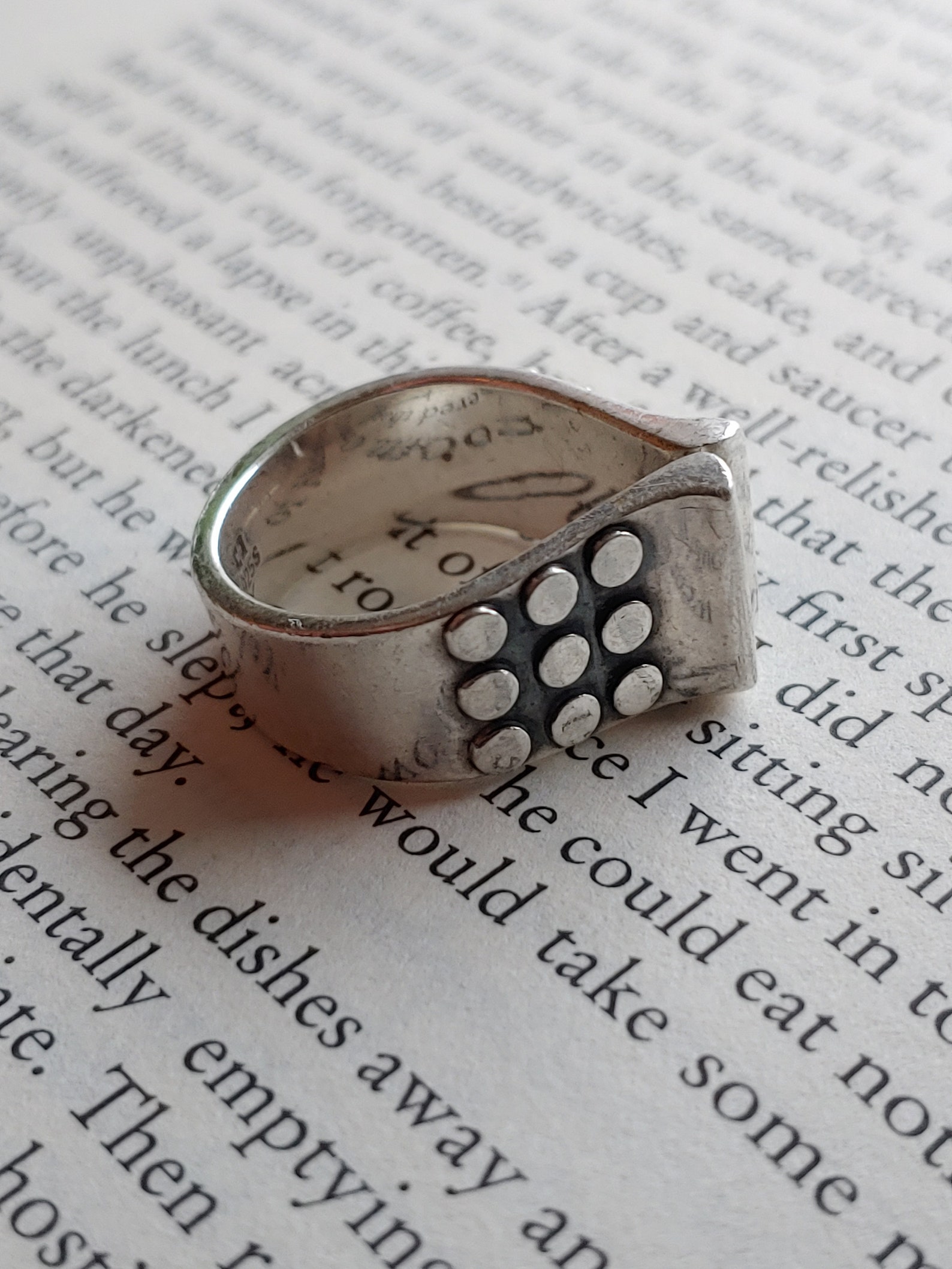 Vintage Norway Anna Greta Eker Sterling Silver Knotts Ring - Modernist ...
