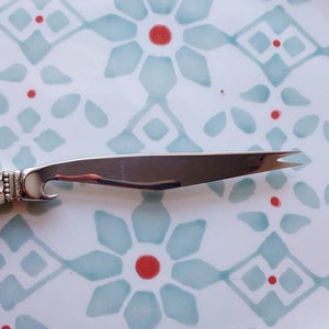 Vintage Georg Jensen Sterling Silver Bar Knife - Cheese & Beer Opener ...