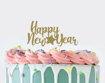 Hello 2023 Cake Topper Happy New Year Cake Topper New Years - Etsy