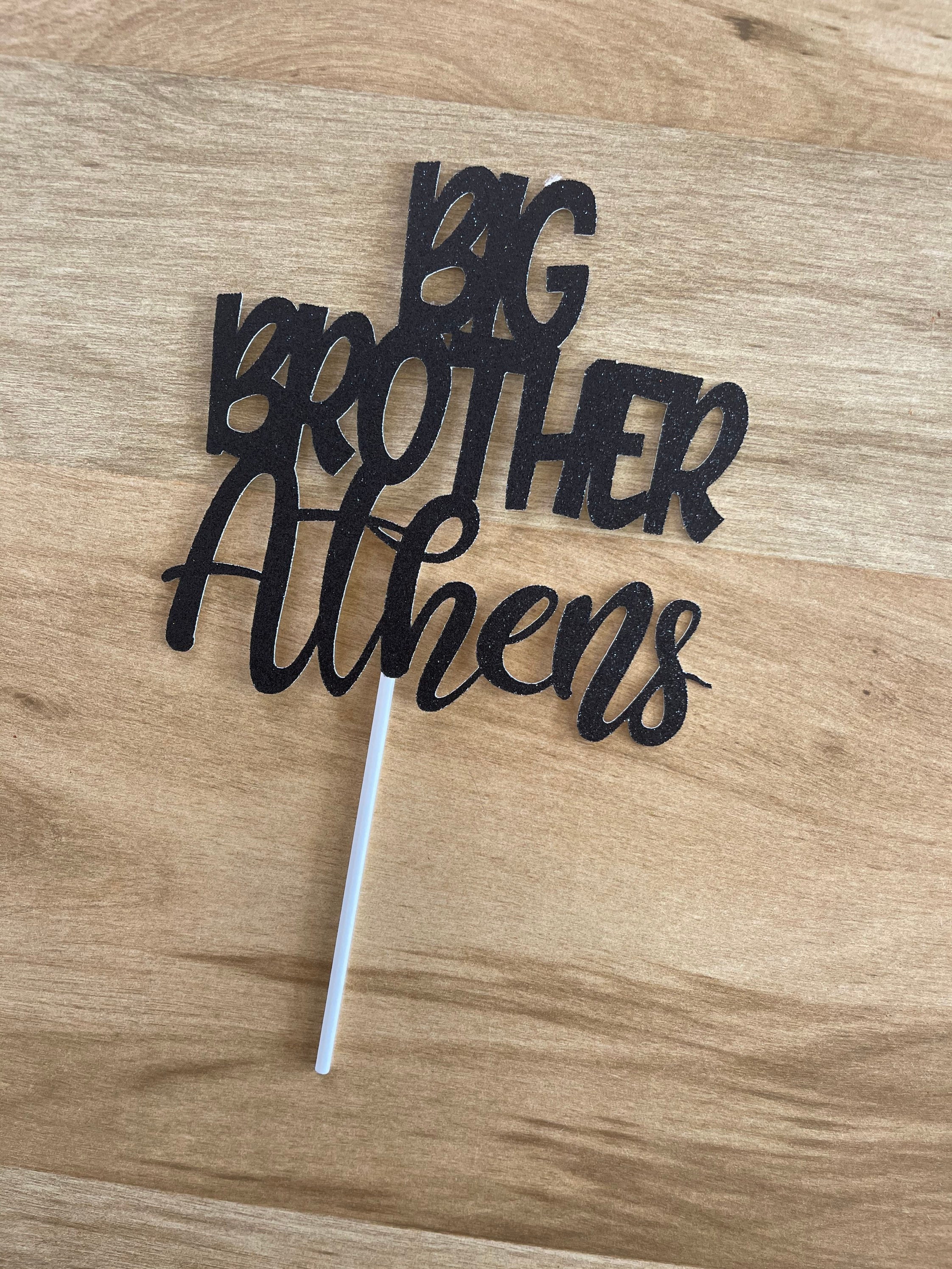 Personalized Big Brother Cake Topper Surprise Cake Topper - Etsy