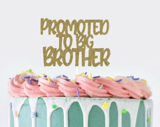 Personalized Big Brother Cake Topper Surprise Cake Topper - Etsy